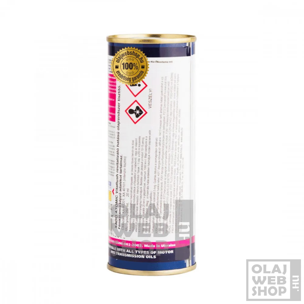 XADO VitaFlush motoröblítő 250ml - Motoröblítő, olajrendszer